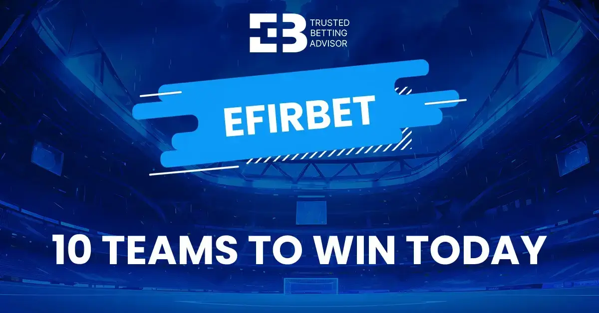 10 Teams to Win Today & Tomorrow ᐉ Free Tips ️